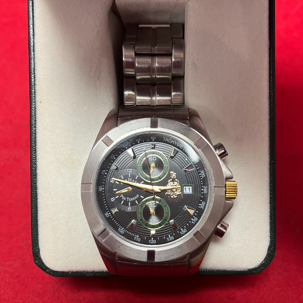 Used Per Mare Per terram Royal Marine Commando watch - Own4Less